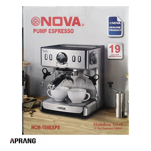 مشخصات، قیمت و خرید اسپرسوساز نوا مدل NCM-159EXPS – فروشگاه آپرنگ